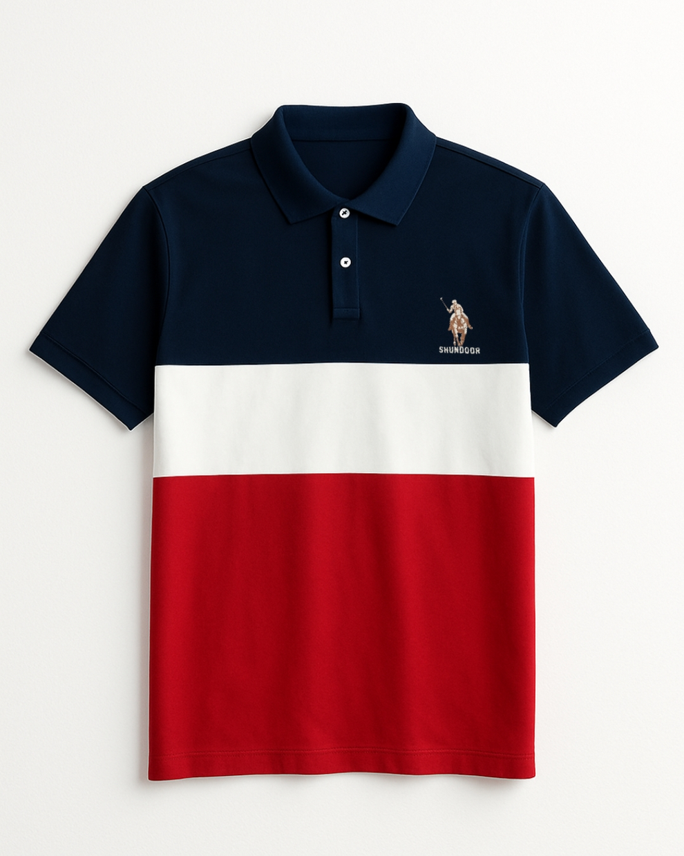 COLOR BLOCK POLO SHIRT – Shundoor Polo